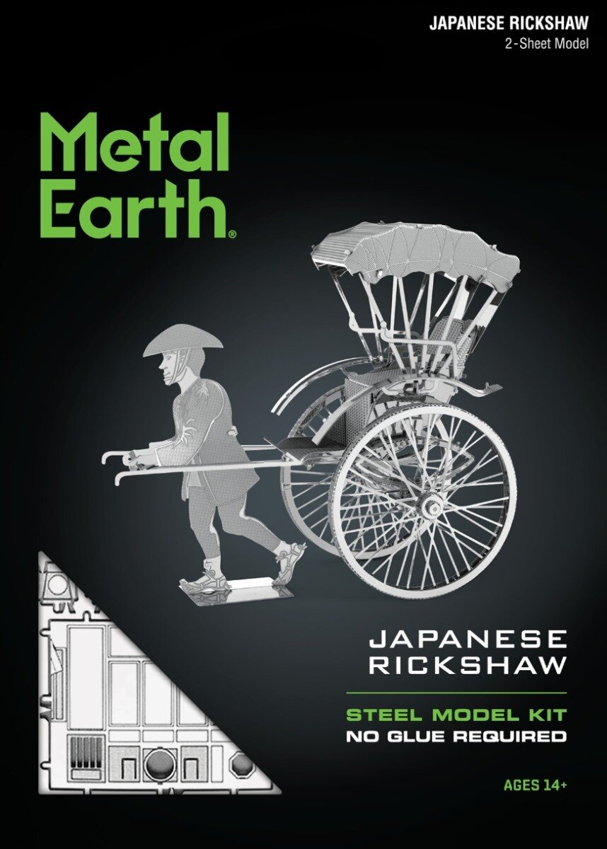 Cборная модель Metal Earth: Японский Рикша