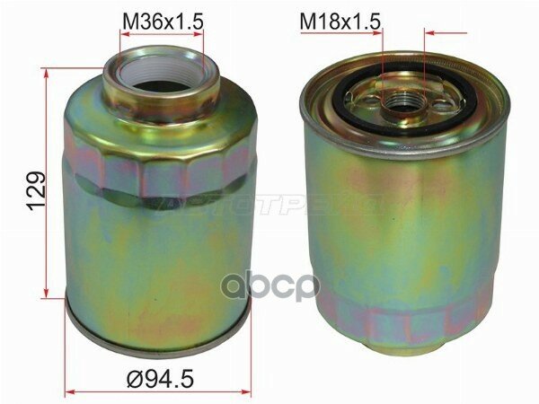 Фильтр топливный Toyota Land Cruiser (J100) 98-05 / Land Cruiser Prado 96-07 Sat арт. ST-23390-64480 - высокое качество