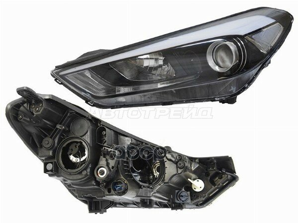 Фара Hyundai Tucson 15-19 (Слева/ Галоген/ С электрокорректором) Sat арт. ST-121-1114L