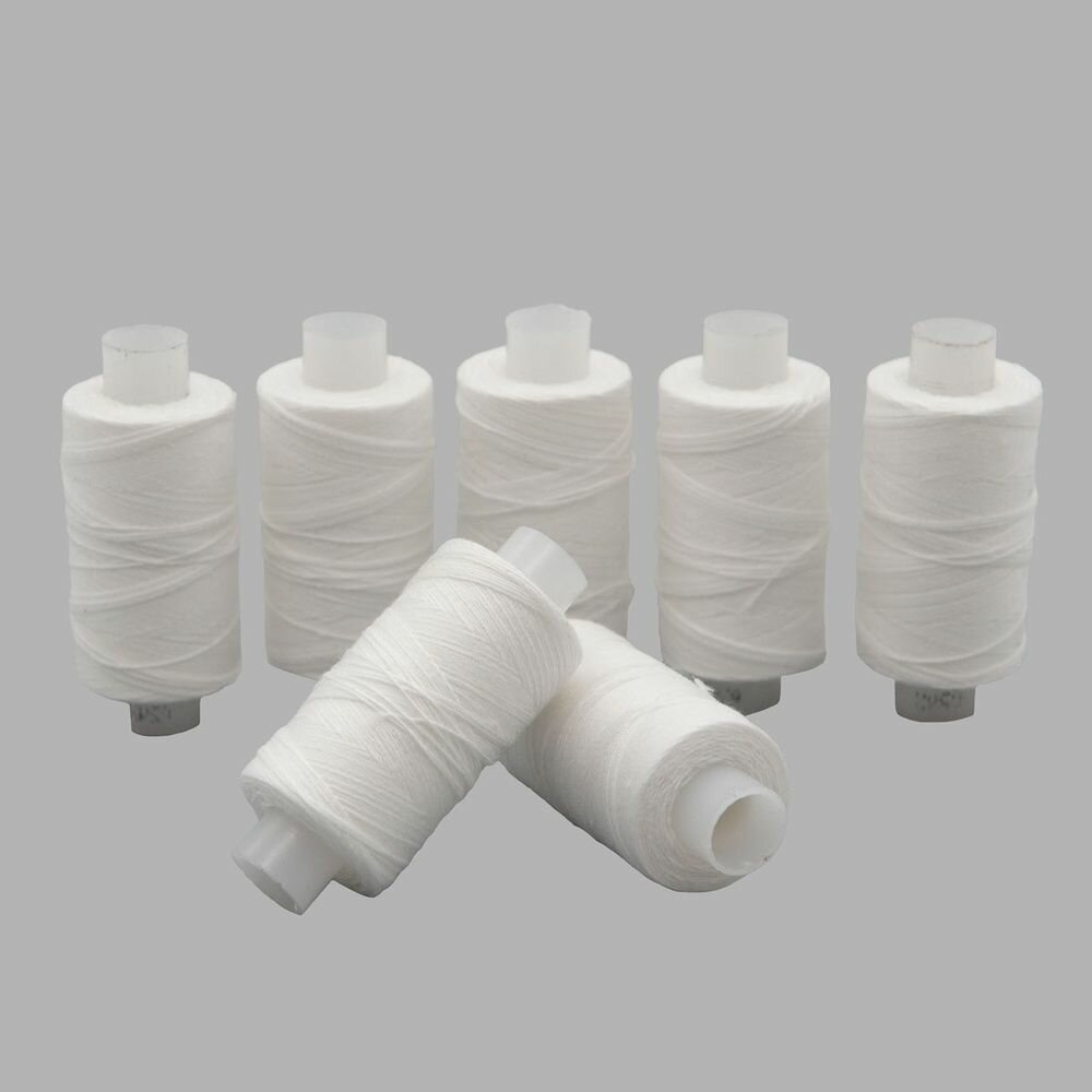 Нитки армированные ПНК им. Кирова 200 м, белые, 7 шт