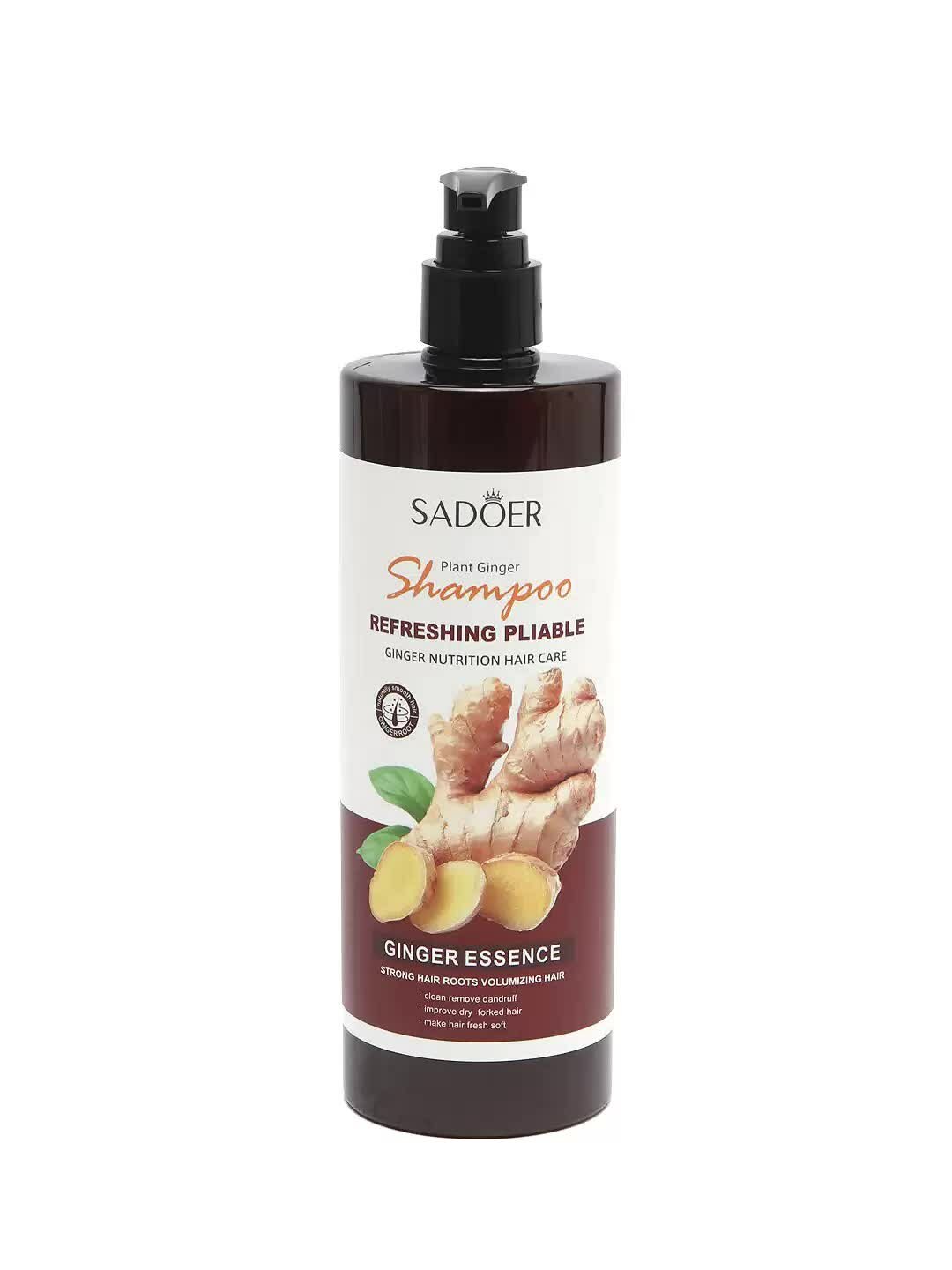 Шампунь SADOER "Имбирь", от выпадения волос, 500 мл