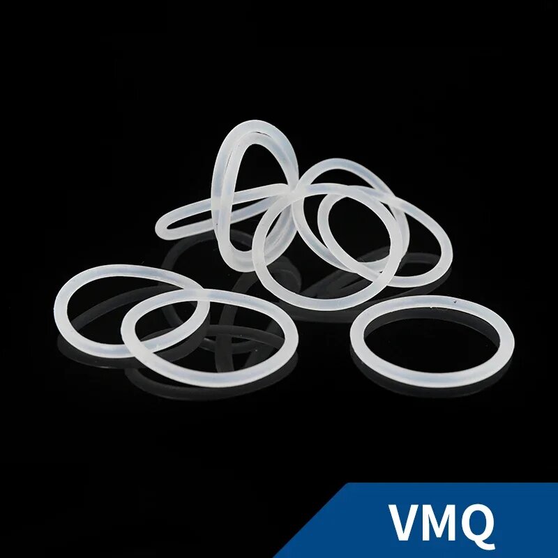 Силиконовые кольца NC 1 мм белые OD40xID38-10pcs — фото 1