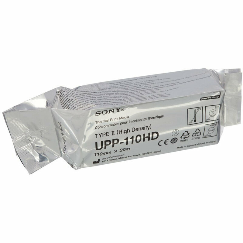 Бумага для УЗИ UPP-110HD SONY 110х20, 10 шт/уп (Orig), 2286063
