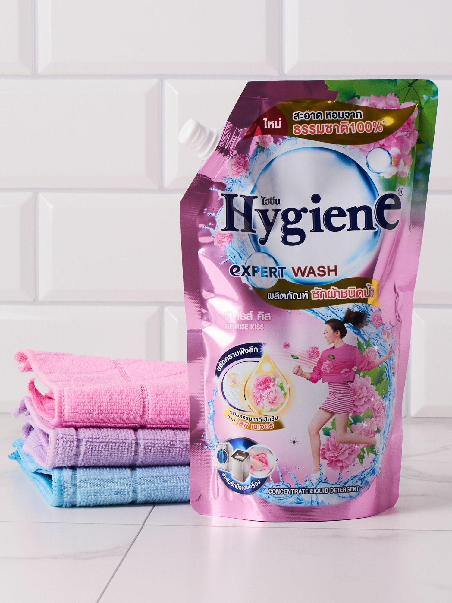 Hygiene Гель для стирки концентрированный парфюмированный "Рассветный Поцелуй" 600мл