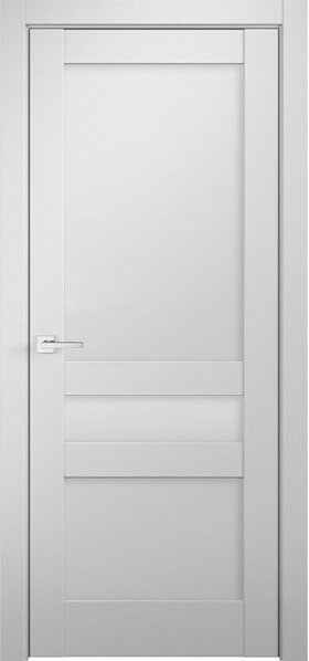 Межкомнатная Дверь Verda Аляска 13 Белая Глухая Плоская / Верда.