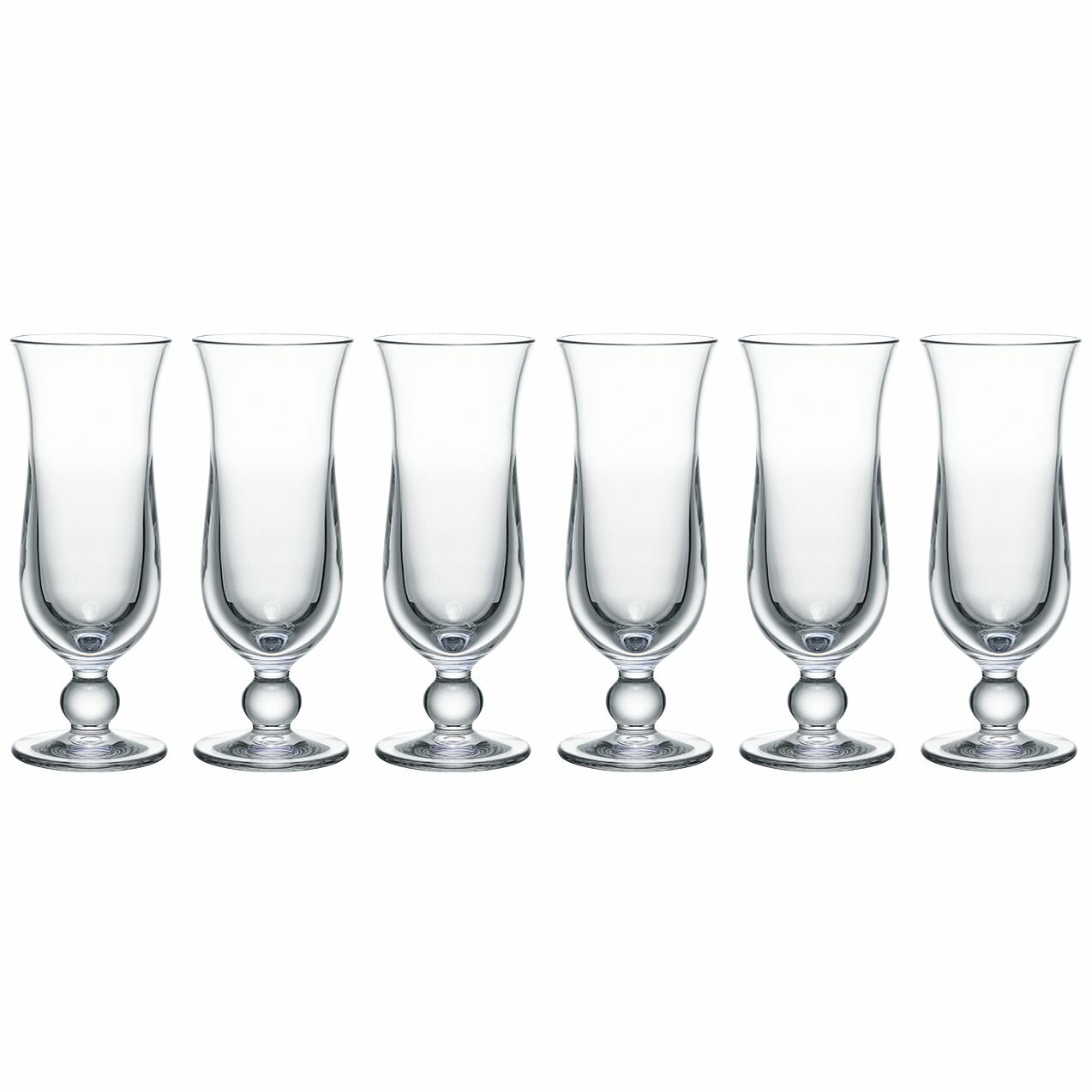 6 бокалов для коктейлей Bonna InfinityGlass Ambiance Hurricane Cocktail Set AMB320CTL