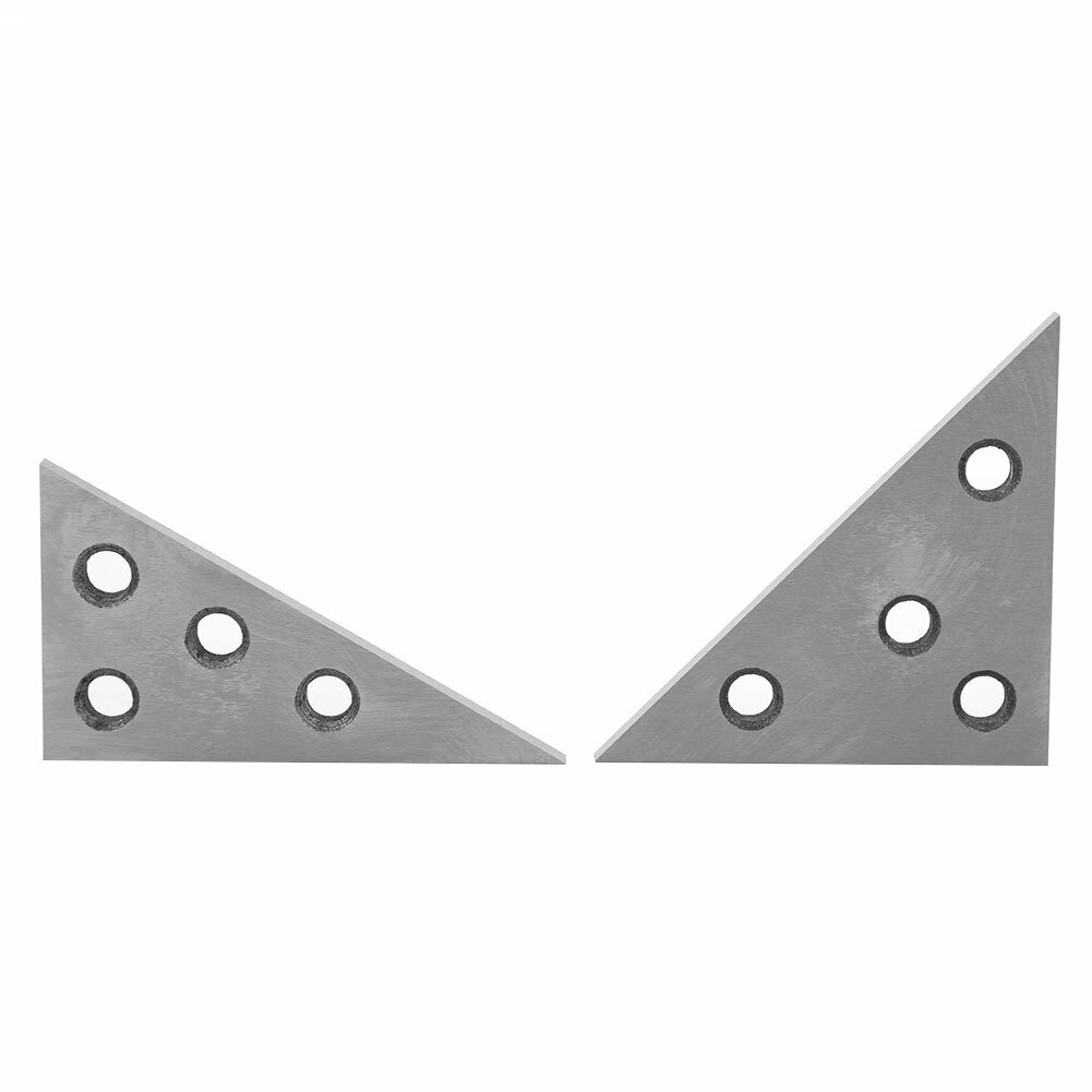 Набор из 2 угловых блоков 30-60-90 и 45-45-90 градусов, прецизионный измерительный инструмент для станкостроения.