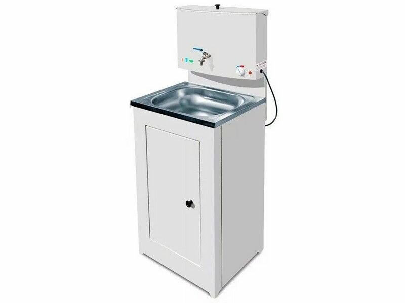 Умывальник Акватекс (бак антикорроз. с ЭВН+мойка нерж.) белый