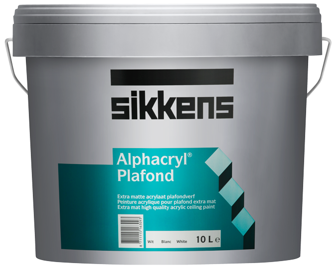 Sikkens Alphacryl Plafond для стен и потолков глубокоматовая, Белый