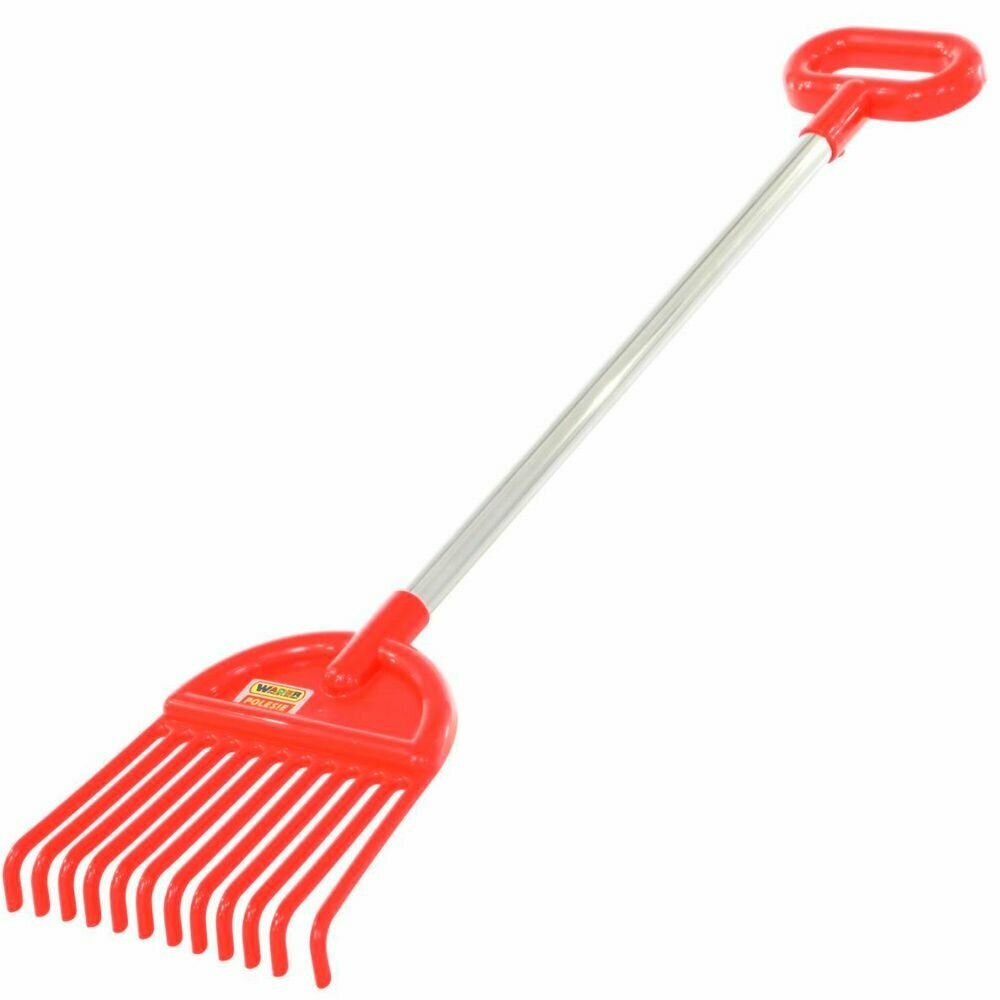 Детские веерные грабли №21 для песочницы, пластиковые грабельки для игры в песке, 74,5 см, цвета микс