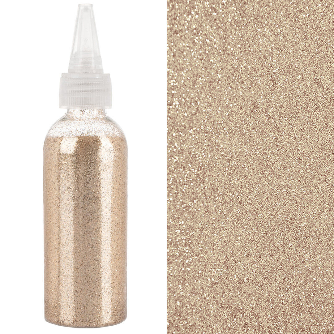 Блестки для декорирования Волна веселья Белое золото, размер 14,5х3х5 см 80 г