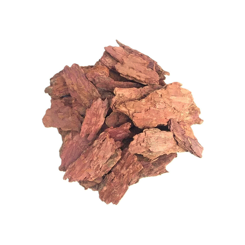 Кора Колос сибирской лиственницы фракция 100-200 мм 60 л коричневая