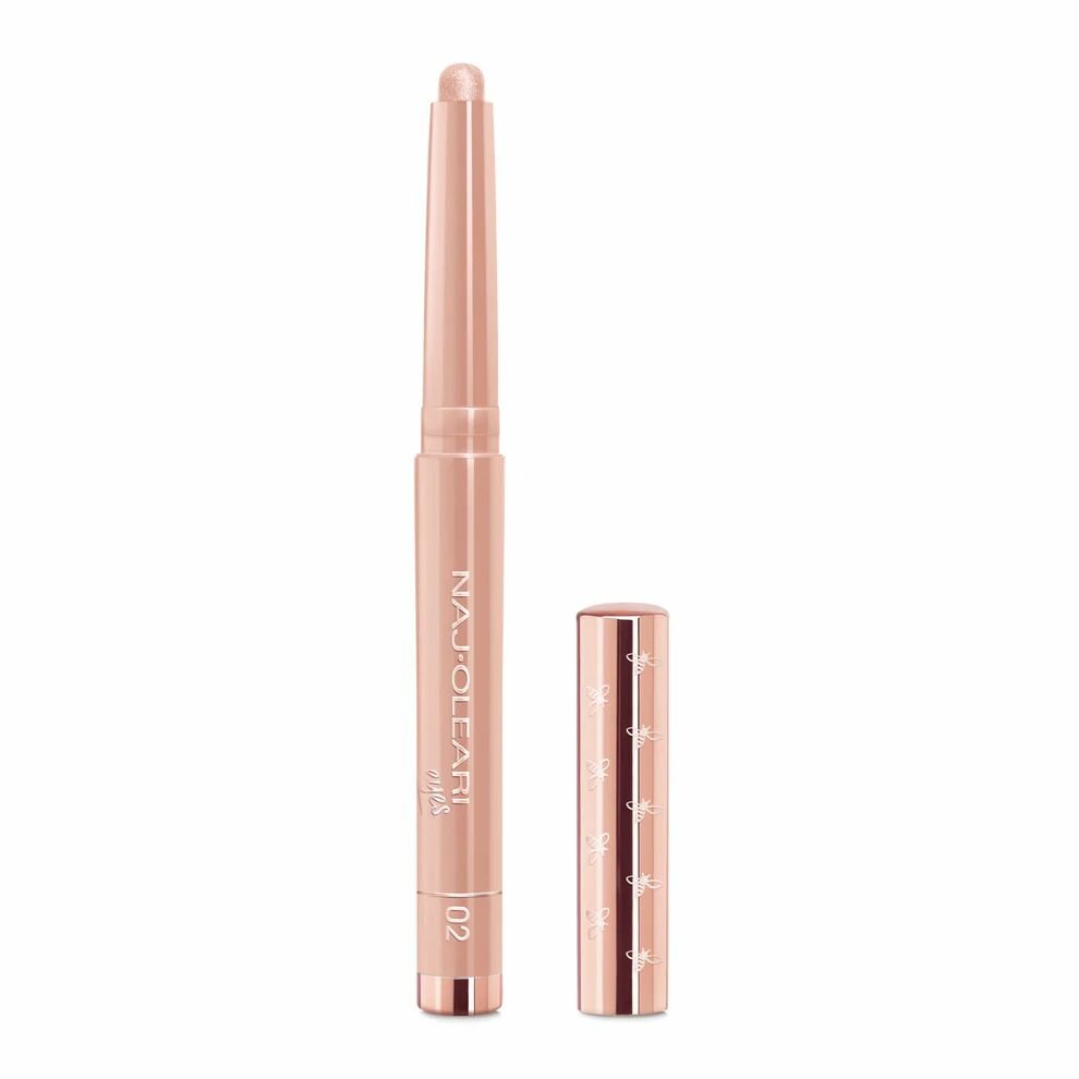 NAJ OLEARI Кремовые тени для век Absolute Stay Eyeshadow (02 Metallic Pink)