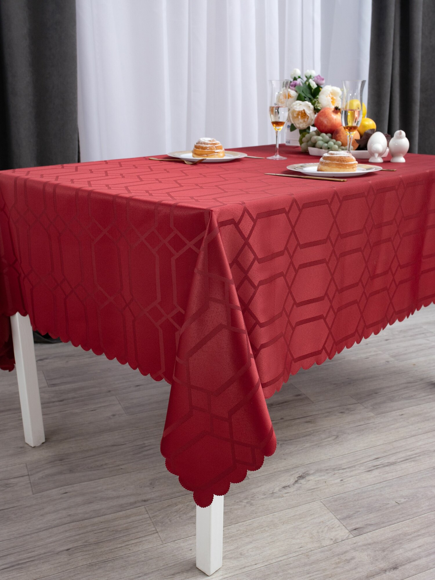 Скатерть прямоугольная WELLNESS 220х150 см