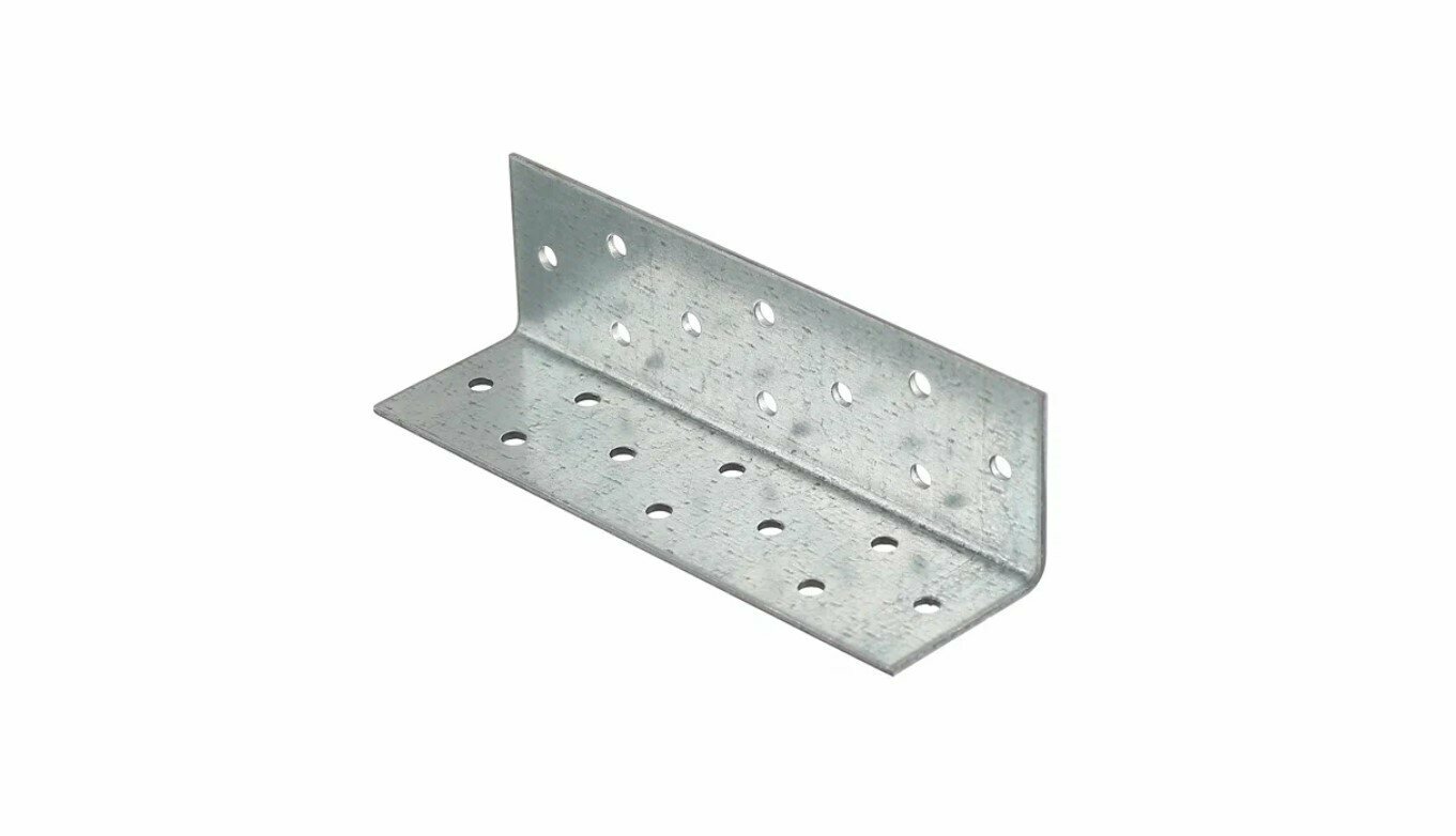 Уголок соединительный оцинкованный 40х40х140х2 мм, угол наклона 90