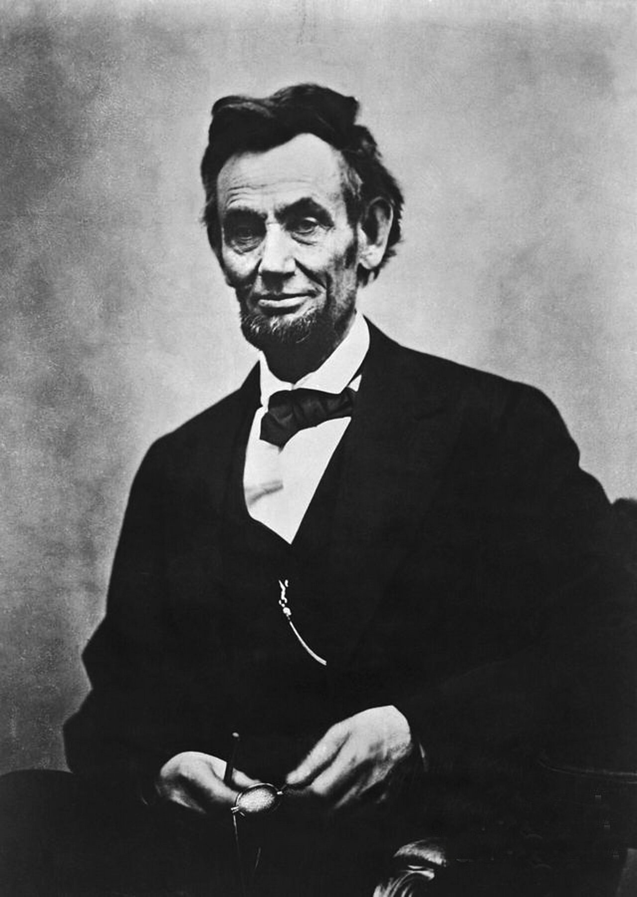 Плакат, постер Авраам Линкольн - 16-й президент США на бумаге, размер 30х42см