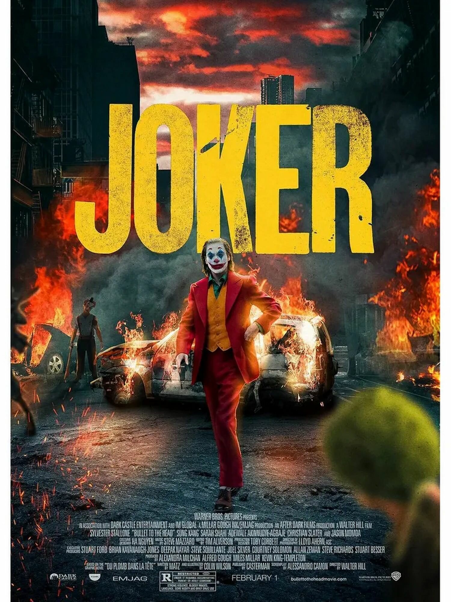Плакат, постер Джокер. Joker, 2019 на бумаге, размер 21х30см
