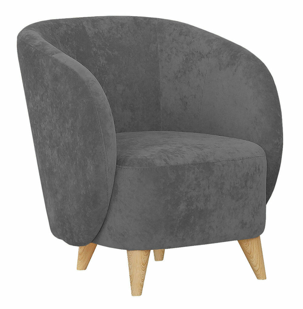 Кресло отдыха в гостиную рикко 71,0х79,0х81,0 см, SENSEY STEEL GREY