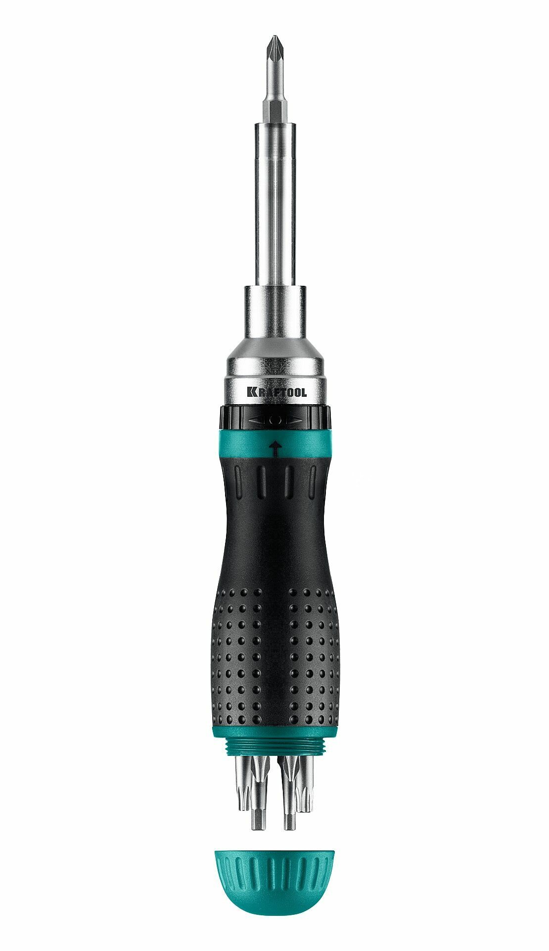 Реверсивная отвертка с битами KRAFTOOL 19-в-1 KraftMax 19, (25862)