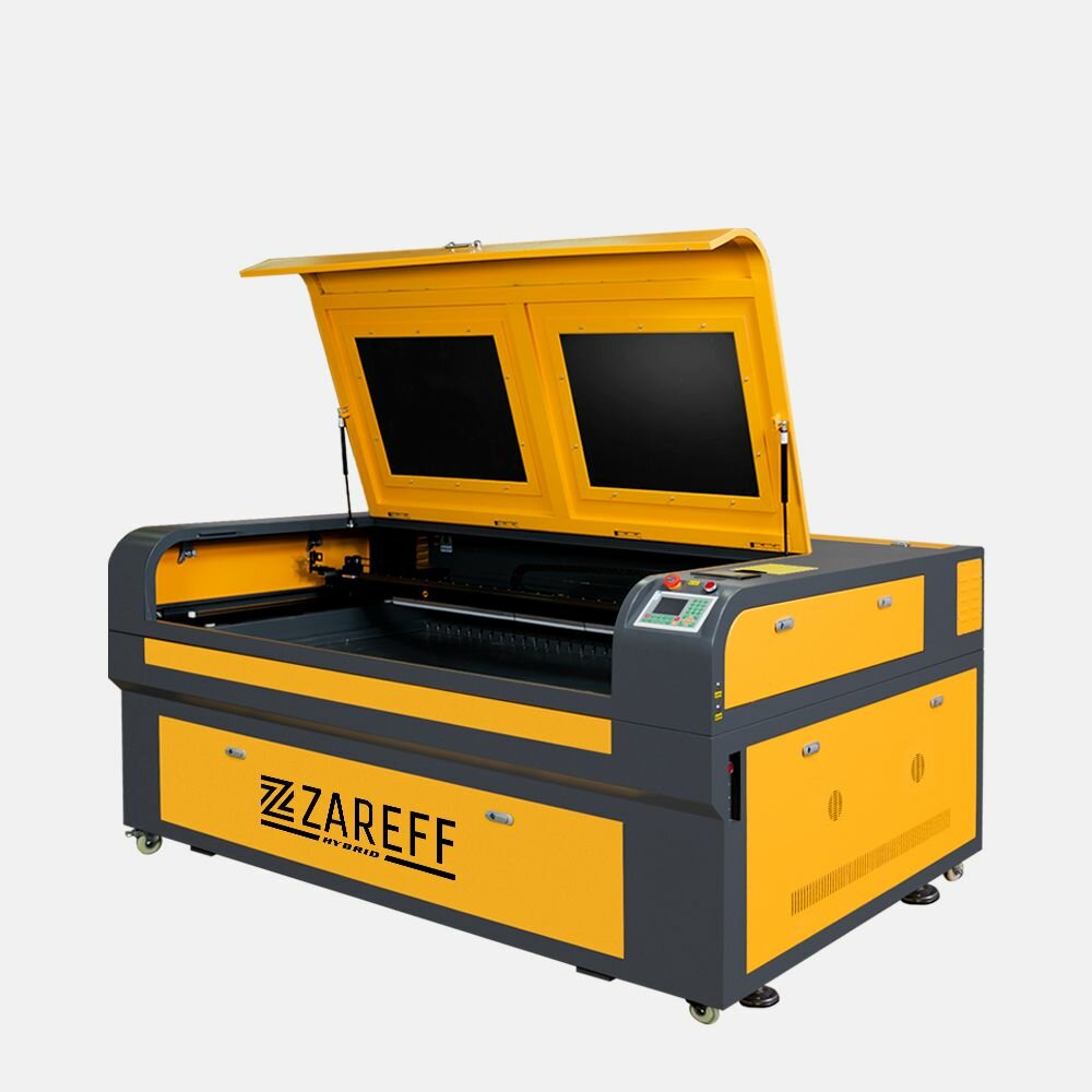 Лазерный станок с ЧПУ Zareff HYBRID CO2 1610 Ruida 1600х1000 мм 150W
