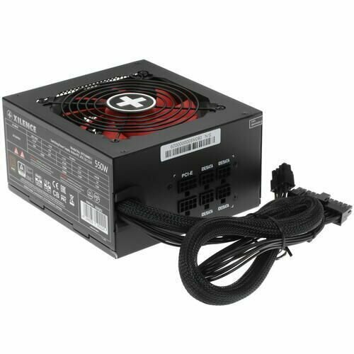 Блок питания Xilence Performance A III Series XN083 550W (XP550MR11) черный - 550 Вт, 80+Bronze, APFC, 20 + 4 pin, 4+4 pin CPU, 6 SATA, 6+2 pin x2 PCI-E