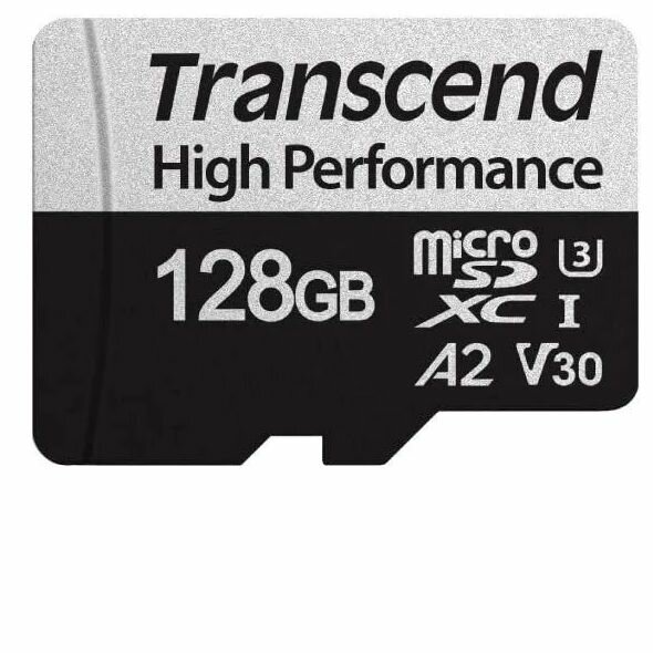 128 ГБ Карта памяти Transcend 330S (TS128GUSD330S) - microSDXC, UHS-I U3, A2, V30