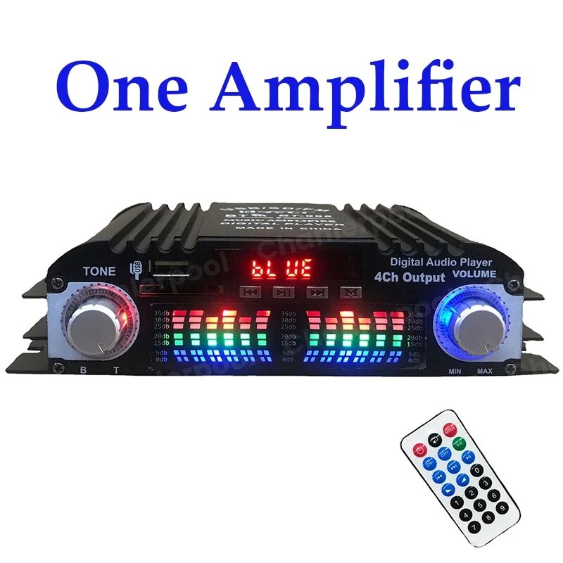 Creadvent 4-канальный цифровой аудиоусилитель Bluetooth