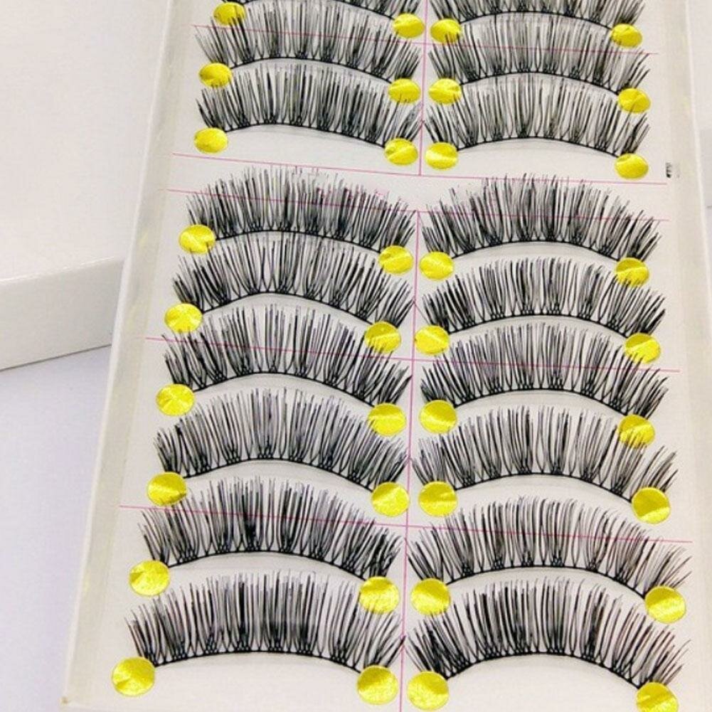 Ресницы для игрушек и кукол набор 10 пар/накладные ресницы ручной работы естественный макияж