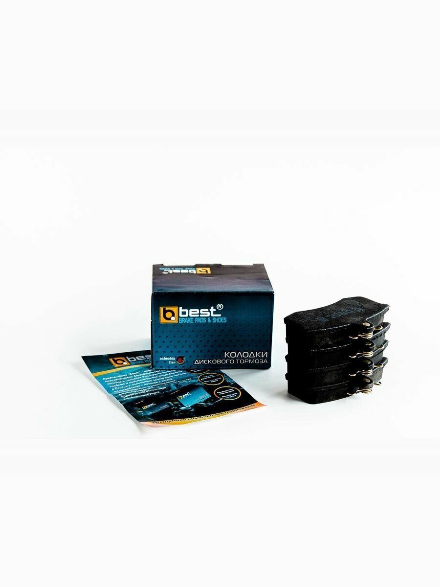 Тормозные колодки передние Best ВАЗ-2108, 2110, 2170 Priora, 2190 Granta,1118 Kalina