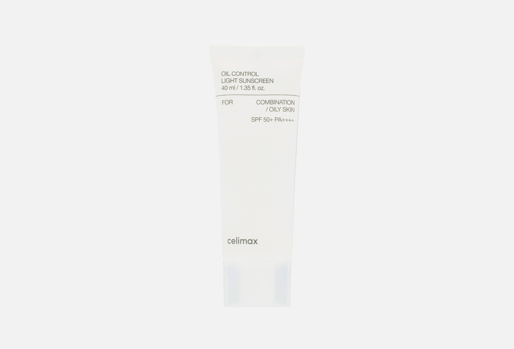 Легкий санскрин для жирной кожи CELIMAX Oil Control Light Sunscreen 40 мл