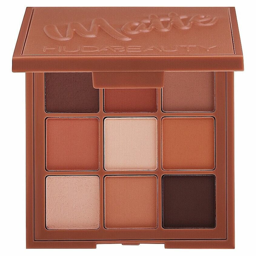 Huda Beauty Палетка теней Matte Obsessions - Palette d'ombres paupires,7 г - Warm
