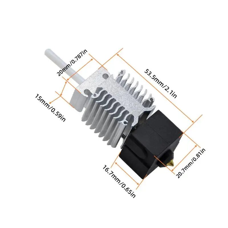 Creative Ender 3 V3 SE Hotend комплект сопел эффективное отопление охлаждение рассеивание тепла горло из нержавеющей стали аксессуары для 3D-принтеров
