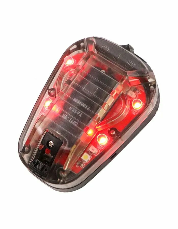 Фонарь-маячок для выживания на шлеме, проблесковый маячок на шлеме с волшебной лентой D