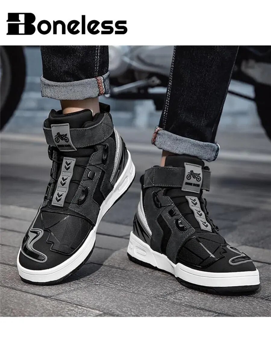 Мотоботы BONELESS, красный