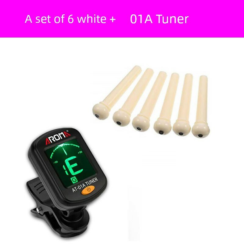 Крепления струн для гитары, струнодержатели, конусы для крепления струн акустической гитары, черные и белые крепления