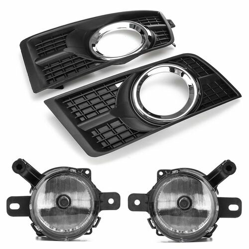 Противотуманные фары, ходовые огни и крышки для Cadillac SRX 2010-2016 гг. (левый и правый)