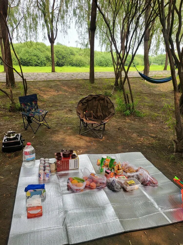 Дорожный коврик для кемпинга на открытом воздухе из алюминиевой влагостойкой пленки 150*200 подходит для палаток