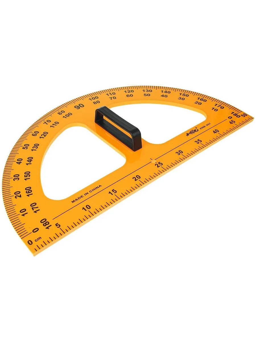 Транспортир для школьной доски с держателем