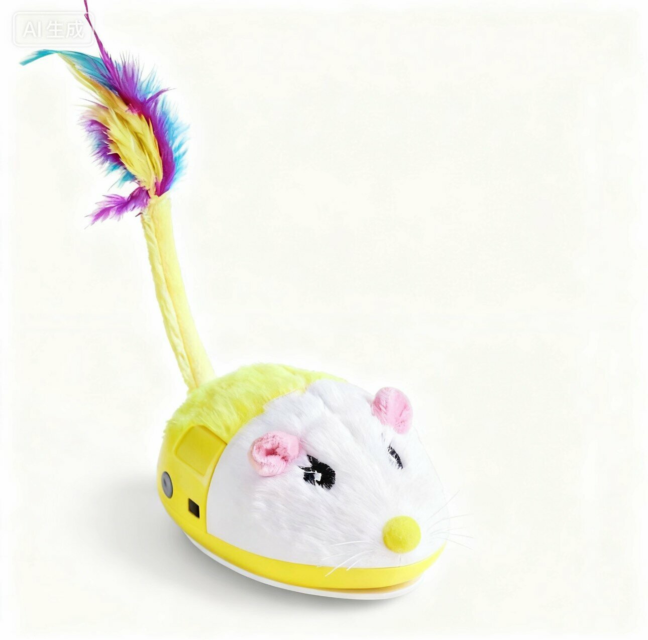 Электрическая беспроводная мышь-кошка-робот, интерактивная перезаряжаемая мышь, зарядка от USB.