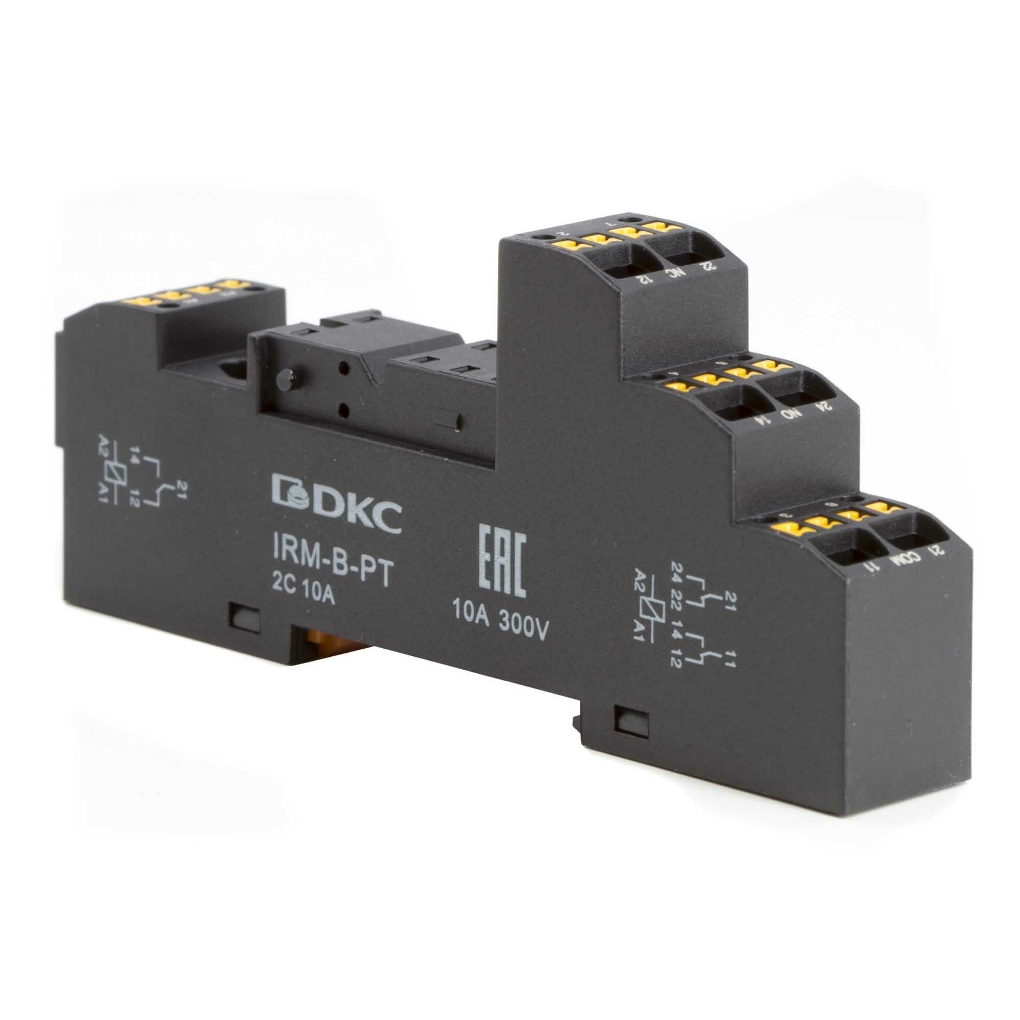 Колодка клеммная DKC push-in, для реле, серия IRM, PYF-08A-PU