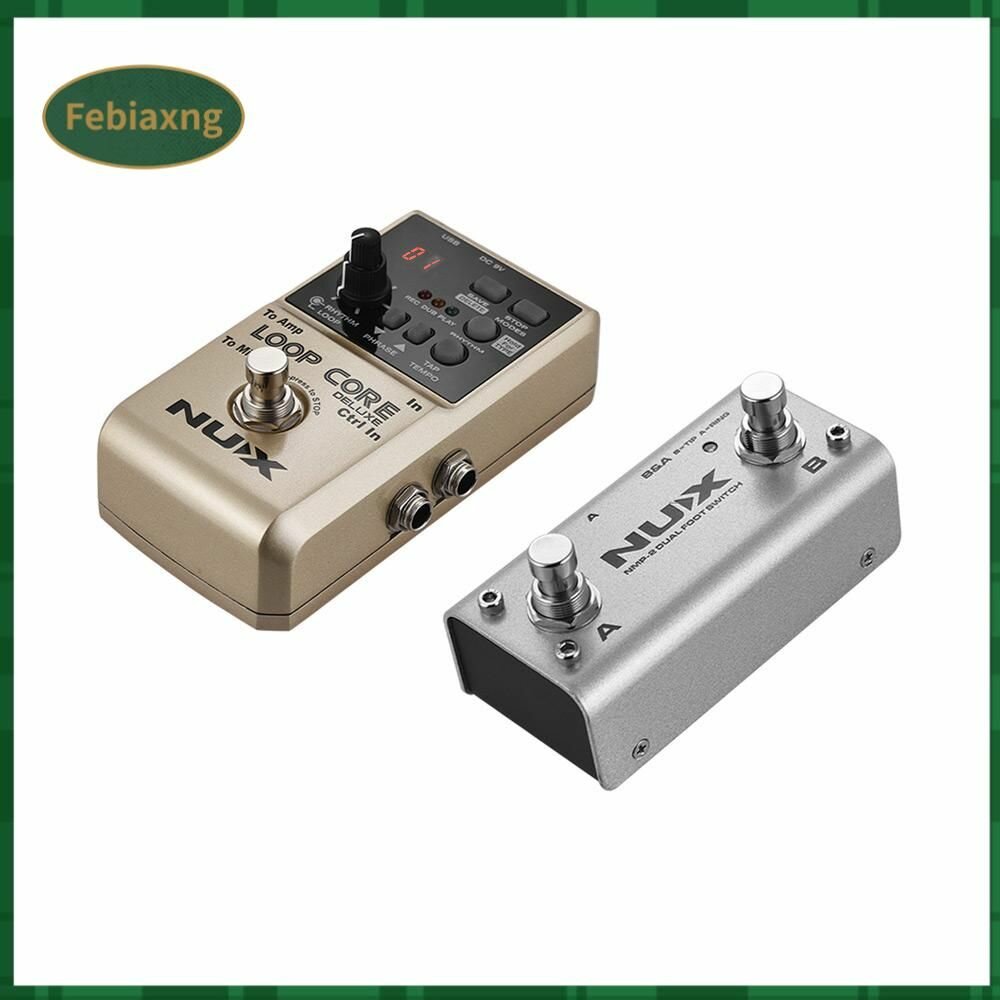 NUX LOOP CORE DELUXE, 24-битный лупер с 8 часами записи, для гитаристов