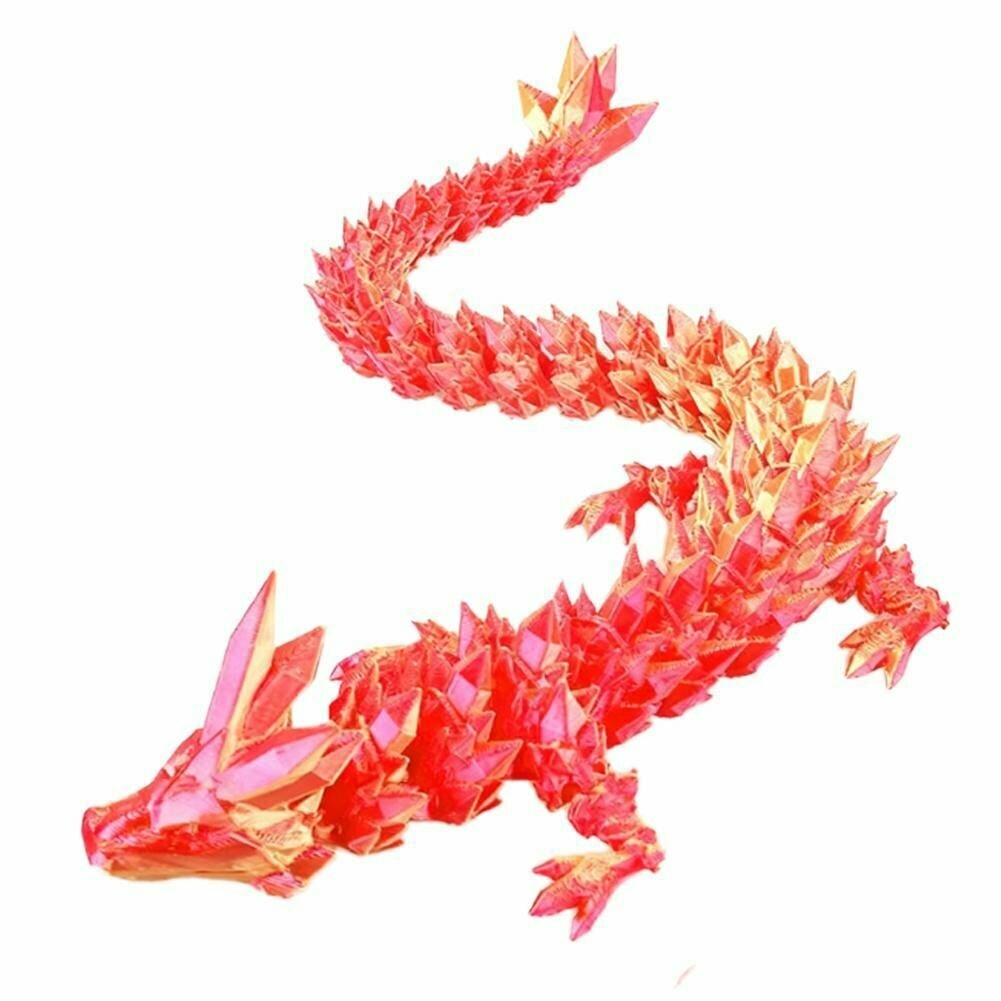 3D-печатные вращающиеся игрушки-драконы Новогодний подарок