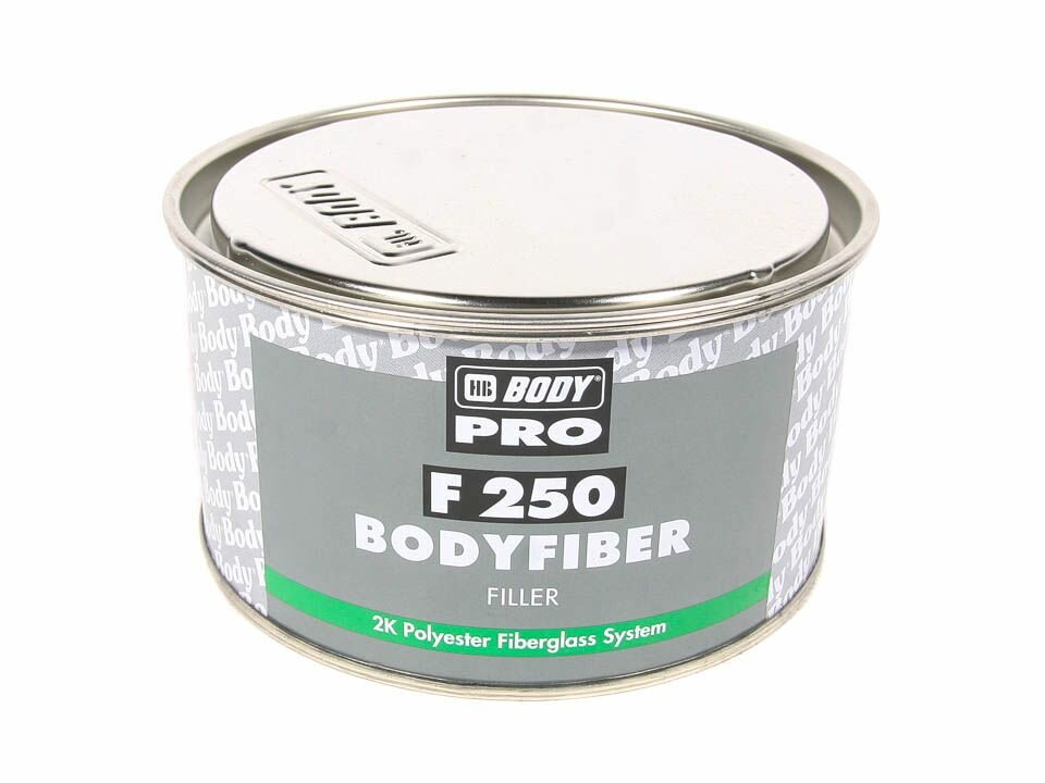 Шпатлевка 0 75 кг Body 250 Fiber п/э зеленая со стекловолокном 2500600060