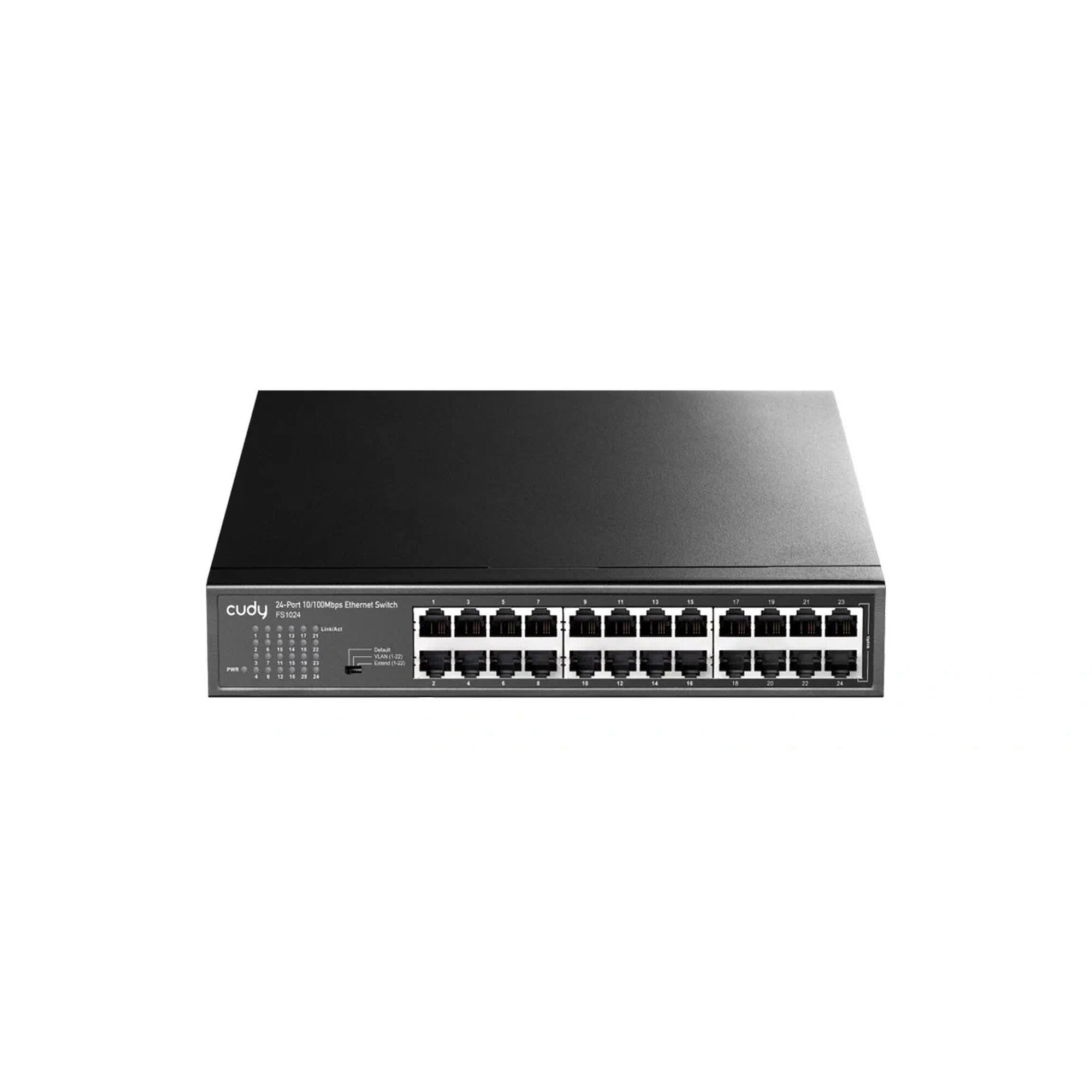 Коммутатор Cudy FS1024, неуправляемый, 24 порта, 10/100Mbps, черный