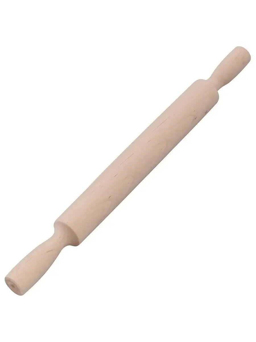 Практичная кухонная скалка 40 см для теста