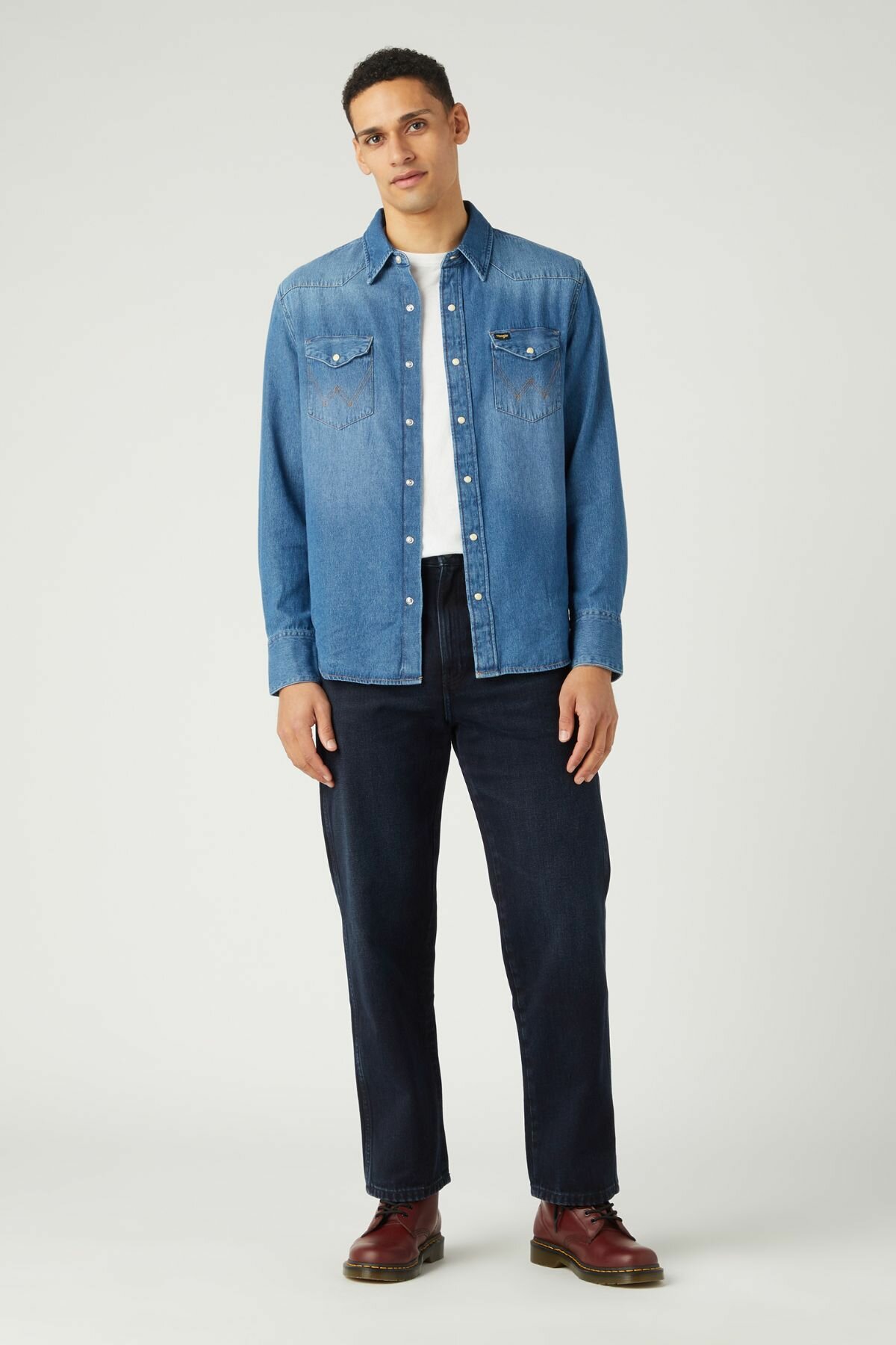 Джинсы широкие 