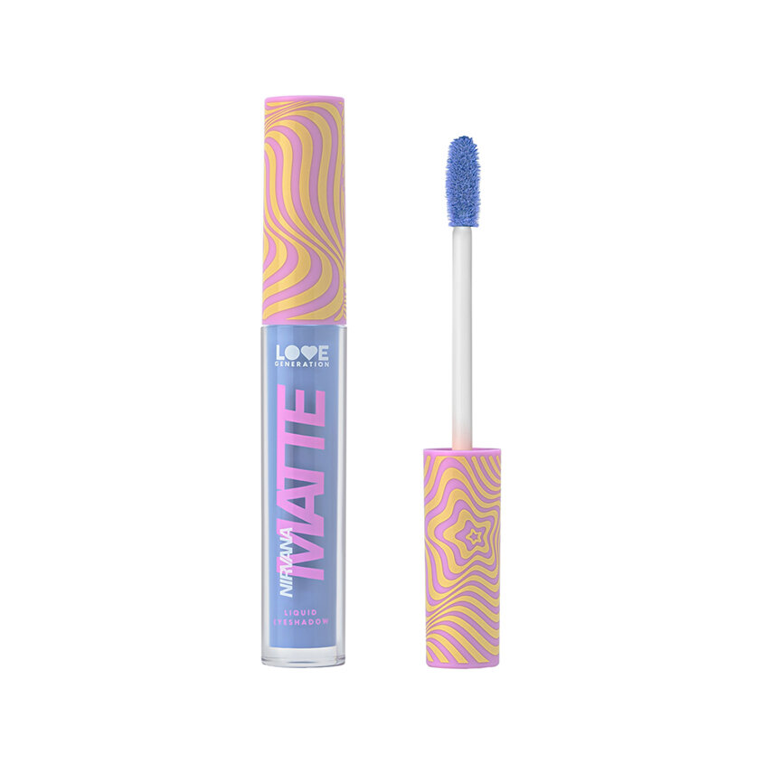 Тени для век LOVE GENERATION NIRVANA MATTE жидкие матовые тон 05 Milky way