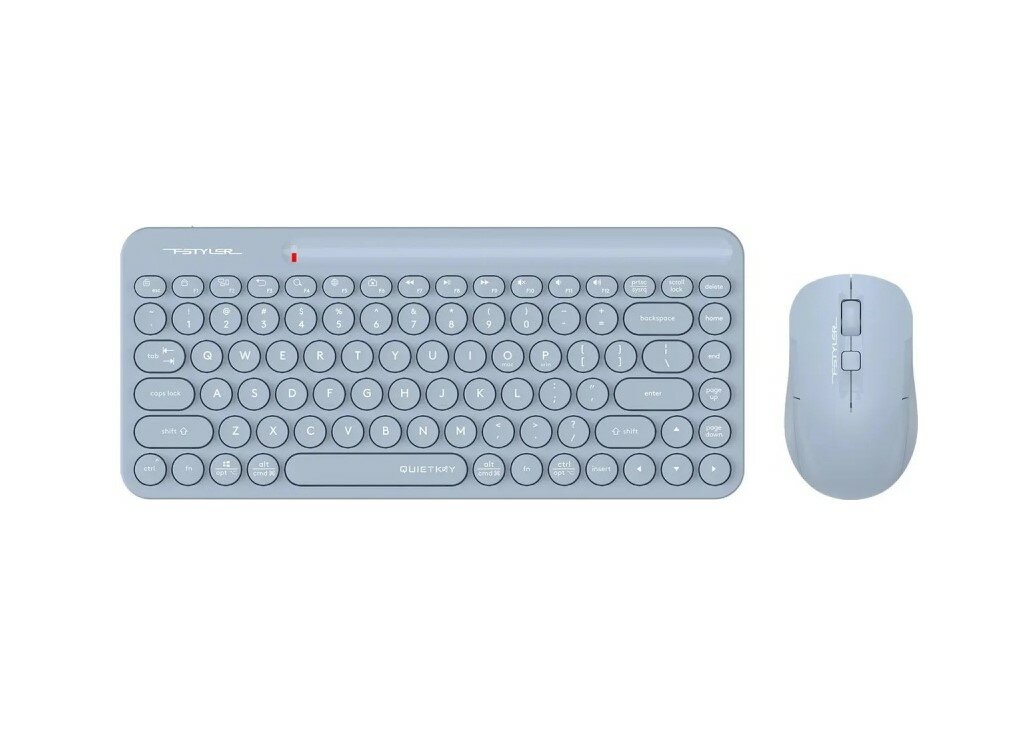 Клавиатура и мышь A4TECH Fstyler FG3200 Air2, беспроводные, синий