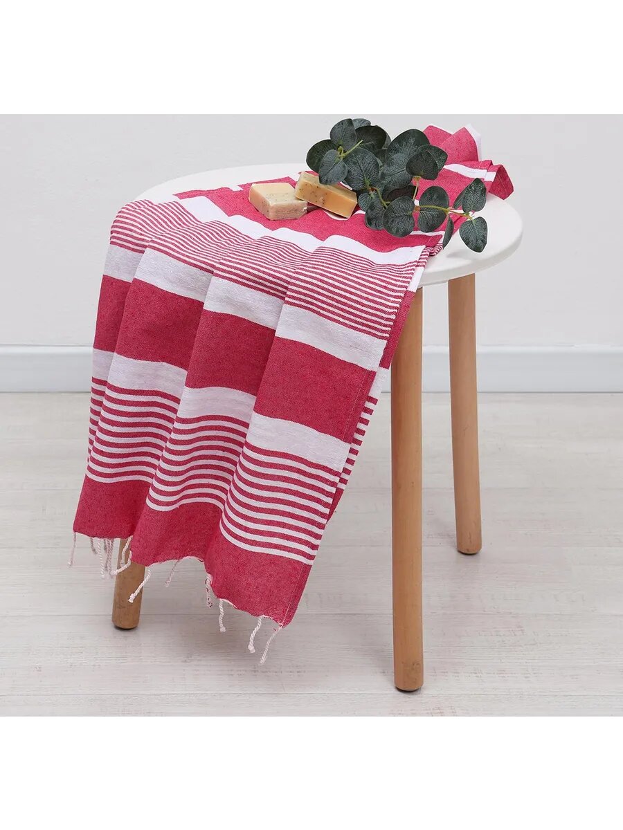 Полотенце пляжное 75х170 см пештемаль банное для тела