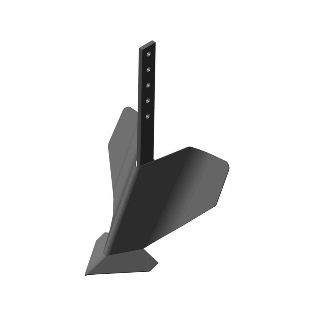 Окучник мотоблока однорядный без сцепки стойка 10*400 ОМК 10.400